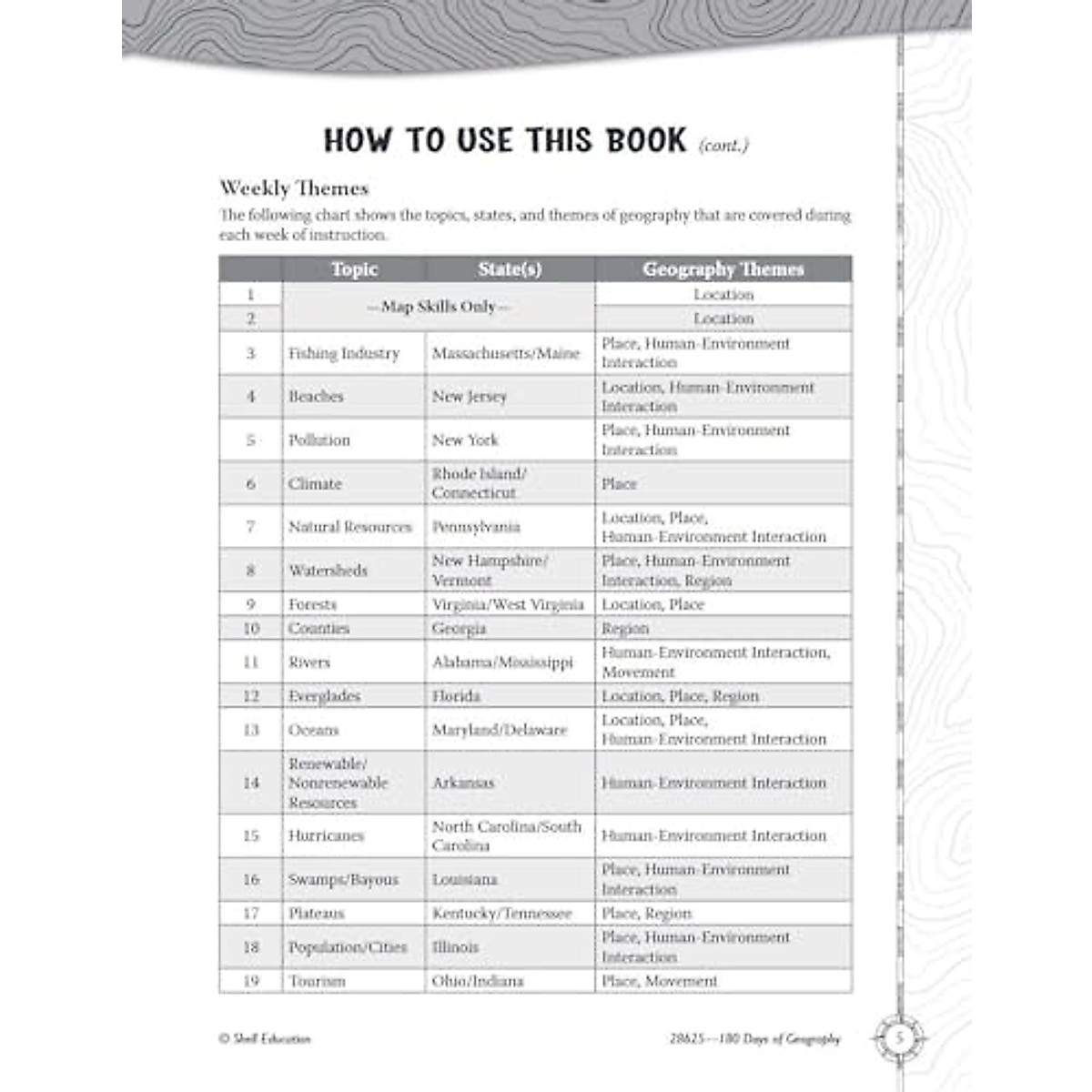 180 Days™: Social Studies, Geography for 4th Grade Practice Workbook for Classroom and Home, Cool and Fun Practice Created by Teachers (180 Days of Practice)