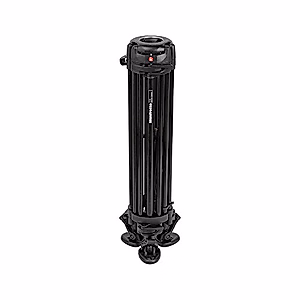 Manfrotto MVH502A,546BK-1 Professional Fluid Video System with Aluminum Legs and Mid Spreader (Black)