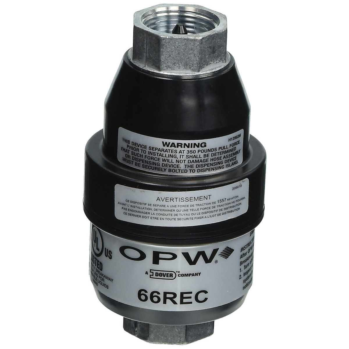 OPW 66REC-1000 Breakaway Reconnectable, 3/4"