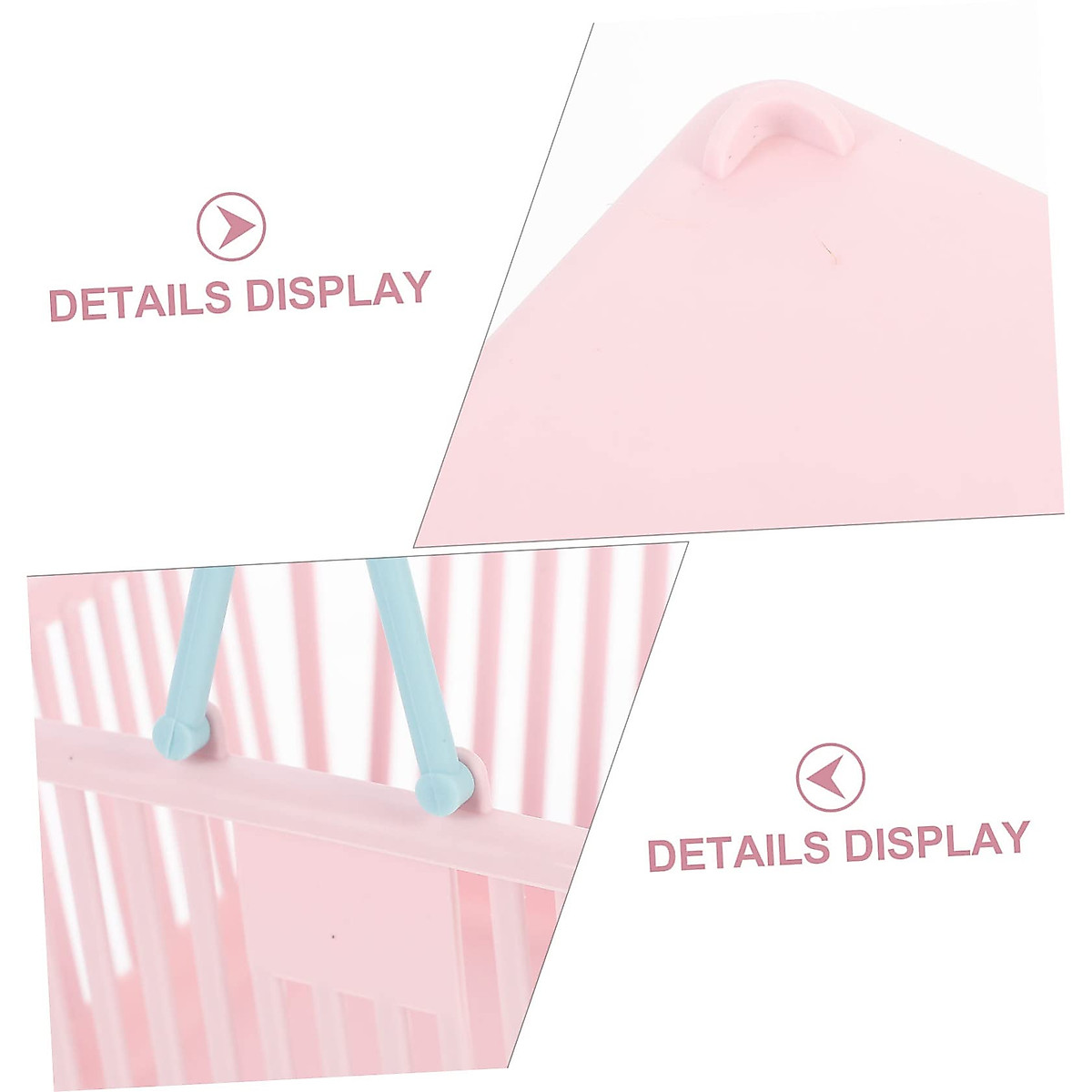 Didiseaon 6 pcs Storage basket shopping basket small baskets for organizing basket with handle kids shopping cart Grocery Baskets Mini plastic pallets Vegetable Basket storage box child Toy