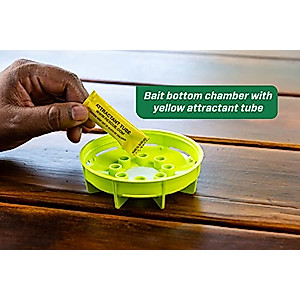 RESCUE! WHY Trap for Wasps, Hornets, & Yellowjackets – Hanging Outdoor Trap