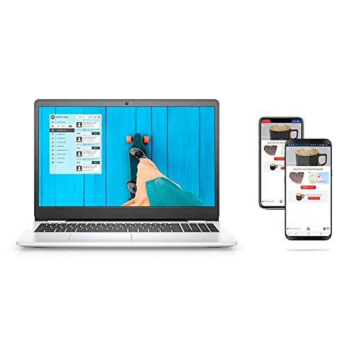 NewDell_Inspiron FHD 15.6 Inch Laptop Student Business Computer, AMD Ryzen 5 (Beat Intel Core i5 8265u), 8GB RAM, 512GB SSD, HDMI, WiFi, Bluetooth, Win 10, 1-Week AimCare Sup.