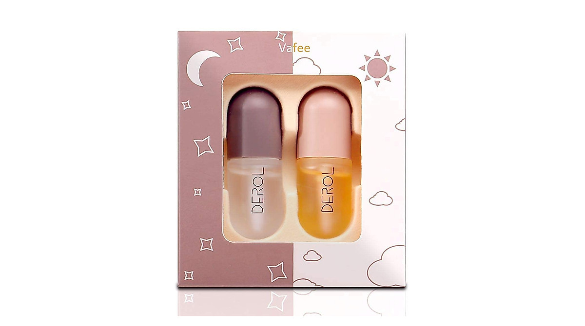 DEROL Lip Plumper by Vafee - Natural Fuller Lip Enhancement