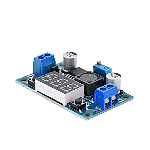 Valefod 3 Pack LM2596 DC to DC Voltage Regulator 4-40V to 1.5-35V Buck Converter with LED Display