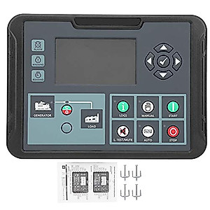 Generator Set Controller, Durable Engine Generator Controller, Plastic Accurate Power Display for Generator Generator Power Measurement Power Protection