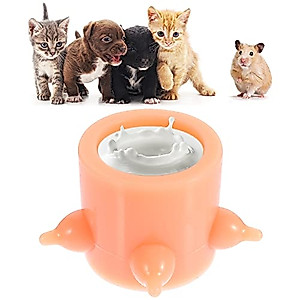 ULTECHNOVO Silicone Puppy Nipple Milk Feeder 4 Nipples Feeder, Pet Nursing Feeding Station for Puppies Kitten