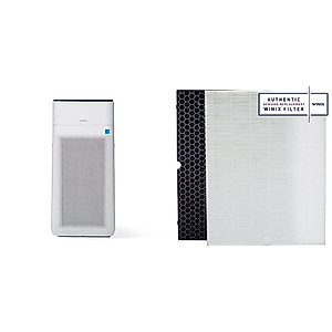 Winix XLC Dual 4-Stage True HEPA Air Purifier with WiFi & PlasmaWave Technology, 620 sq ft | Genuine Winix 116130 Replacement Filter H for 5500-2 Air Purifier