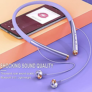 Headphones Earbuds Sports Wireless High-Power Bluetooth Earphones Neck-Mounted Earphones Headset Bluetooth Wireless Earbuds for Sport Music