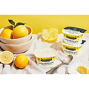 Icelandic Provisions Extra Creamy Skyr Lemon Whole Milk Yogurt, 4.4 oz