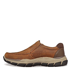 Skechers Men's, Relaxed Fit: Respected - Catel Slip-On - Wide Width Dark Brown 14 W