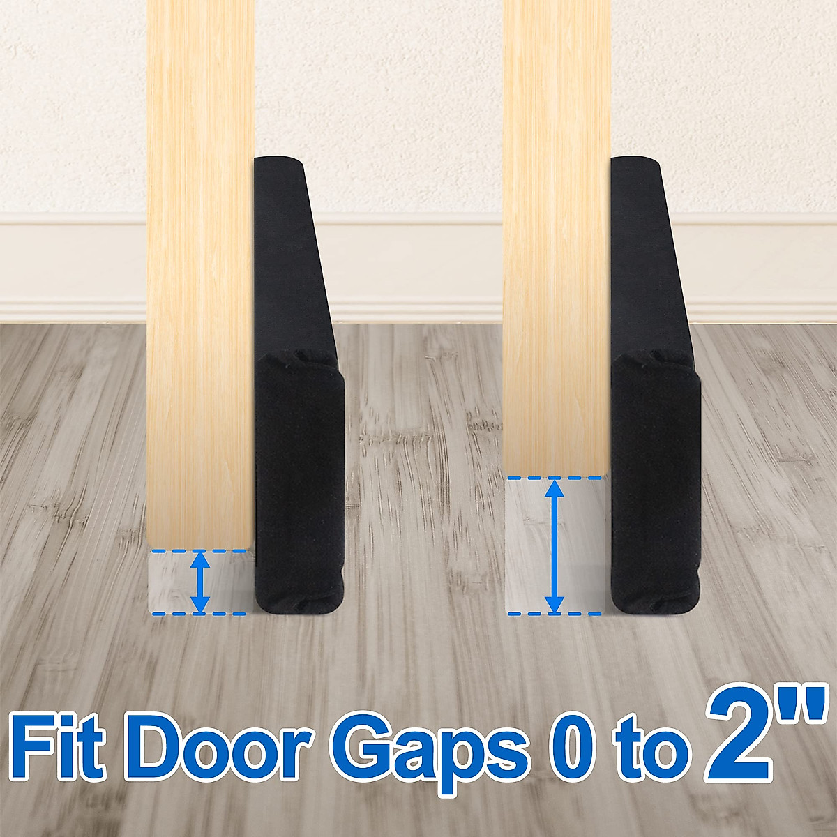 HomeProtect Door Draft Stopper-36inch Black