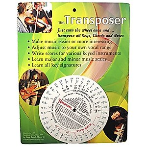 Music Transpose Tool for Notes, Chords and Key Signature