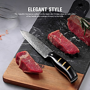 OREMAKE Sheepdog Chef's Knife - 5 Inch, Multipurpose Utility Knife for Cutting, Slicing, or Dicing