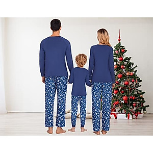Ekouaer Matching Family Pajamas Set Christmas Pjs Long Sleeve Holiday Sleepwear