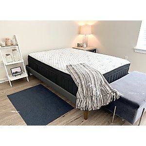 Stratiform 14-Inch Luxury Pillowtop Memory Foam and Innerspring Hybrid Mattress | Made in USA | CertiPUR-US Certified Foam (Cushion Firm, Queen)