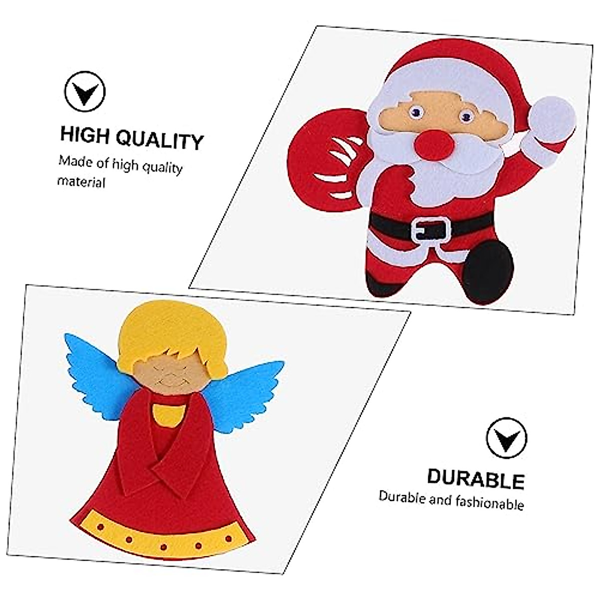 OFFSCH 1 Set Felt Christmas Tree Play Set Christmas Decor Table Top Decor Felt Tree Ornaments Felt Christmas Tree for Toddlers 3D Felt Christmas Tree Xmas Ornament Felt Christmas Tree Set