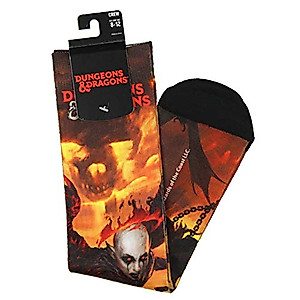 Dungeons And Dragons D&D Baldur's Gate Descent Into Avernus Zariel Sublimation Crew Socks
