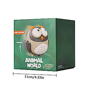 UJGYH Electric Walking InsectToy Cartoon Wind Up Crawling Toy Animal Jumping Game Stocking Stuffers for Kids Children Balloon Fart