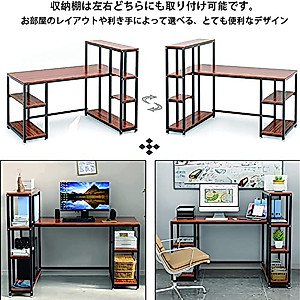 DEWEL Computer Desk with Drawer, 47” Executive Desk Office Writing Desk PC Laptop Workstation Space-Saving Study Desk with Storage for Home Office Study