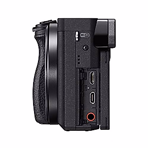 Sony Alpha a6300 Mirrorless Camera Interchangeable Lens Digital Camera with 18-135mm Zoom Lens - E Mount Compatible - Black (Renewed)