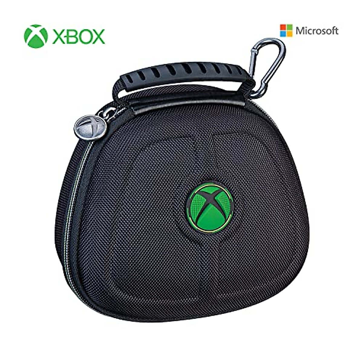 Game Traveler Xbox System X/S Controller Case - Licensed and Tested by Xbox, Hard Shell Ballistic Nylon Case, Securely Holds Your System X/S Controller, Mesh Pocket Holds Charge Cable and Extra Controller Cable