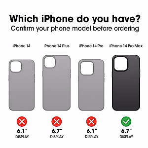 OtterBox iPhone 14 Pro Max (ONLY) Symmetry Series Case - Dont Even CHAI (Brown), Ultra-Sleek, Wireless Charging Compatible, Raised Edges Protect Camera & Screen