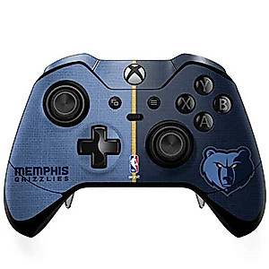 Skinit Decal Gaming Skin Compatible with Xbox One Elite Controller - Officially Licensed NBA Memphis Grizzlies Canvas Design