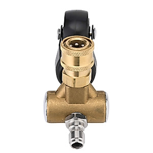 M MINGLE Pressure Washer Undercarriage Cleaner, Under Car Washer, with Swivel Wheel and 2 Extension Wand, 4000 PSI