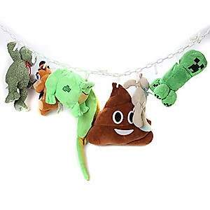 Trenton Gifts Hanging Closet Organizer Chain with Clothespins, Organization for Toys and Hats