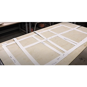 Template Material (20 Strips) – Create Custom Templates for Counters, Showers, Cabinets, and Tables! Great for DIY Epoxy Resin Projects! (Stone Coat Countertops)