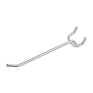 Neiko 53100A 4 Inch Heavy Duty Pegboard Hooks Kit, 50 Pack, 1/4" Peg Hooks for 1” Spaced Pegboards, Utility Hooks for Wall Organizing in Home or Garage