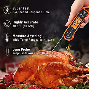 ThermoPro TP19H Digital Meat Thermometer+ThermoPro TM01 Kitchen Timers for Cooking