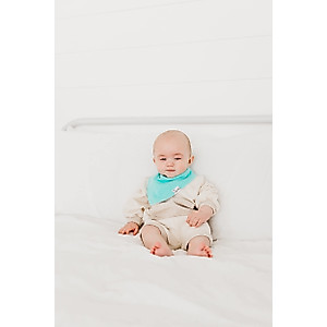 Copper Pearl Baby Bandana Bibs - 4 Pack Soft Cotton Baby Bibs for Drooling and Teething, Absorbent Drool Bibs for Baby Girl and Boy, Adjustable to Fit Newborns to Toddlers, Tons of Styles (Westyn)