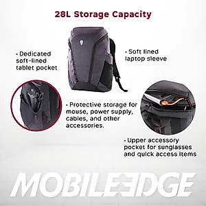 Dell Men's Backpack, Gray, Large