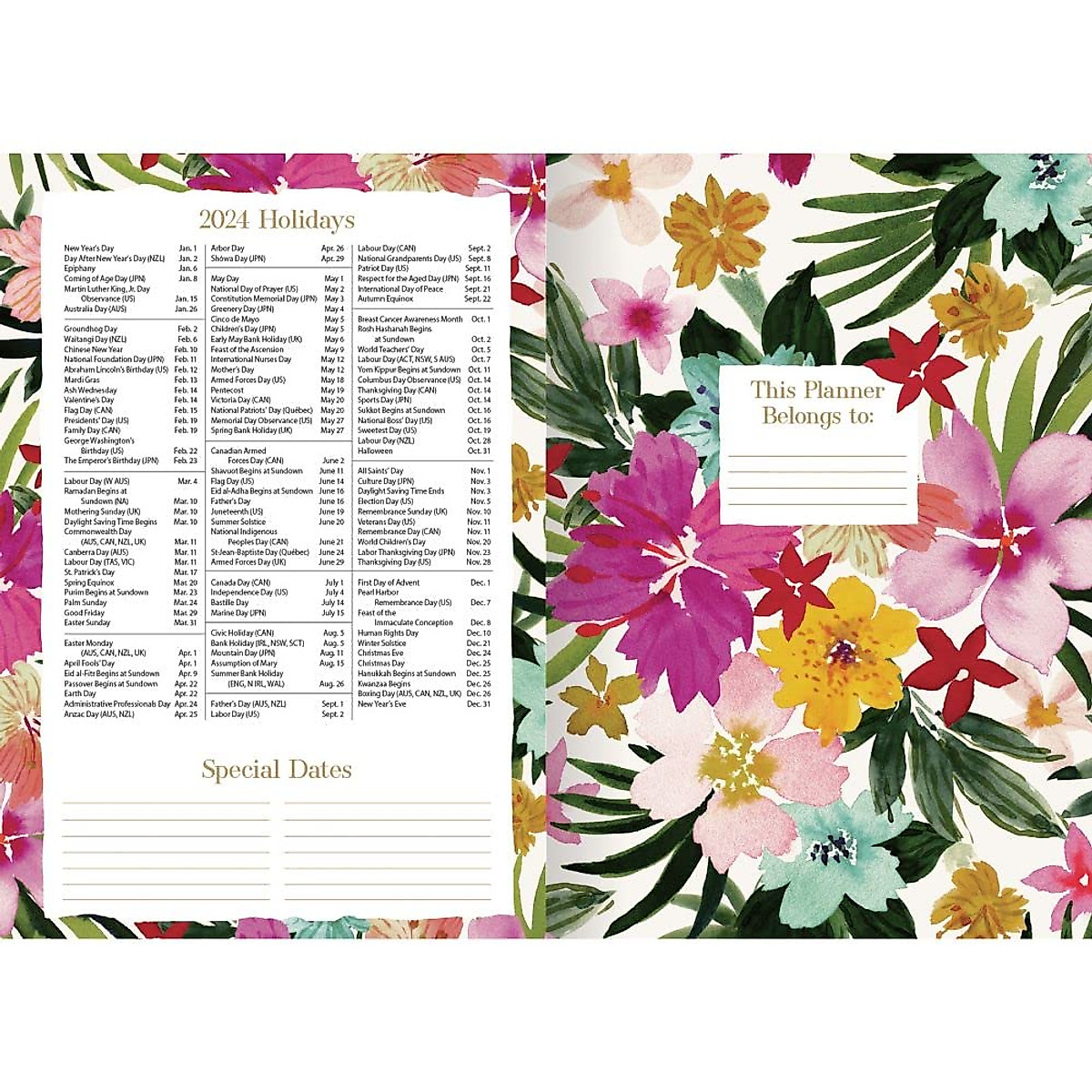 LANG Wild At Heart 2024 Monthly Pocket Planner (24991003188)