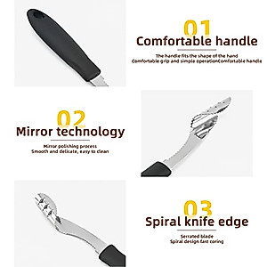 Sihuuu Jalapeno Pepper Corer -Stainless Steel Chili Core Deseeder for Chili,Banana,Bell Peppers,Zucchini,Cucumber