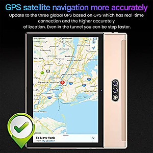 HD Tablet, WiFi Bluetooth Android Voice Call Game Tablet,10 Inch IPS Display Screen,WiFi,2GB RAM+16GB ROM,4000mAh,Android 5.1 System, Gift for Family (Gold)