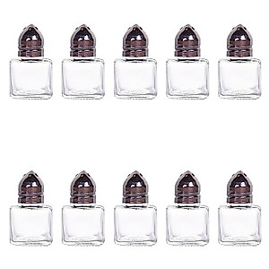 Glass Containers with Lids Small Salt and Pepper Shakers, Mini Glass Seasoning Jars Glass Cube Body Shakers for Wedding, Party, Restaurant, Beach Vacation Home Kitchen Supplies