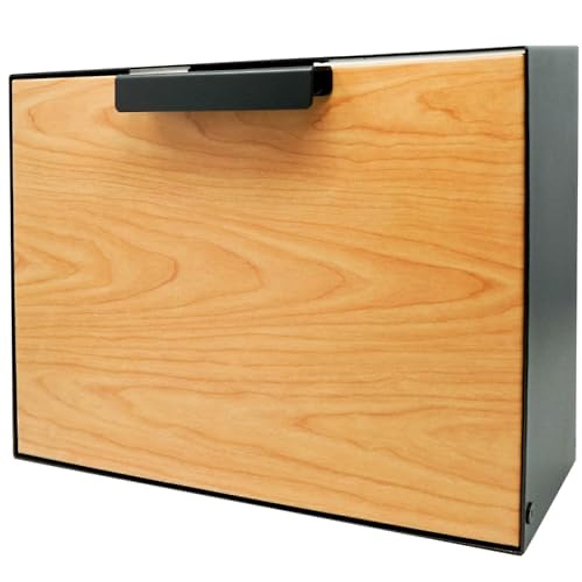 Movo Home Wall Mount Mailbox, Modern Wood Mailbox for House Allen