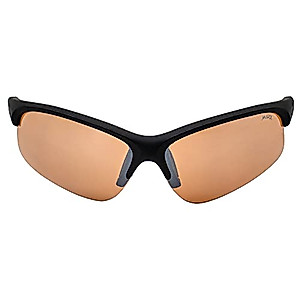 Maxx Sunglasses TR90 Maxx Domain HD Black Amber Lens