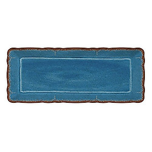 Le Cadeaux Antiqua Baguette Tray, Blue