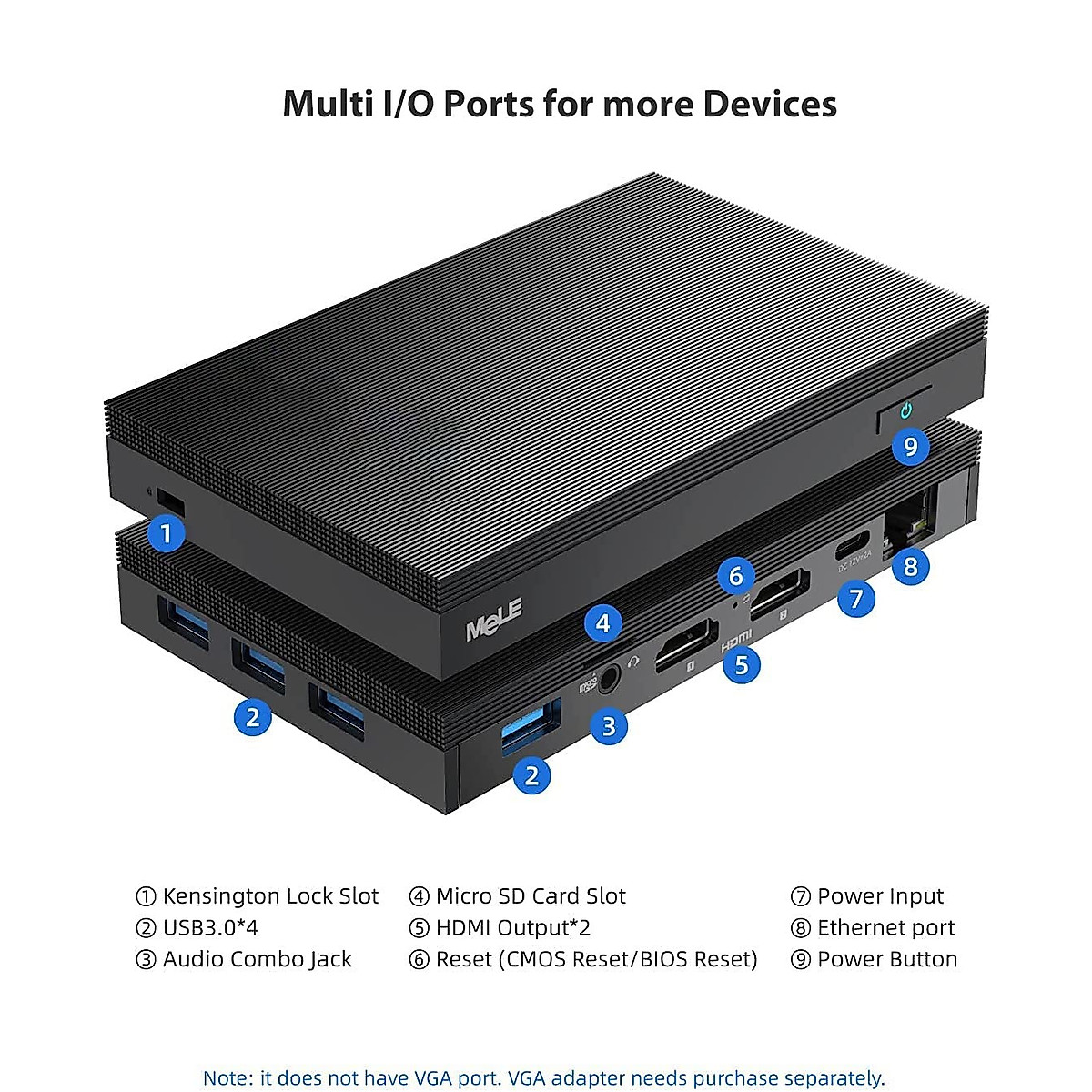 MeLE Fanless Mini PC, Windows 11 Pro Celeron J4125 8GB 256GB,Dual HDMI Micro PC Portable Silent Desktop Computer,Supports Unlocked Bios on Astrophotography Media Office IoT (Quieter2Q/J4125/8GB+256GB)