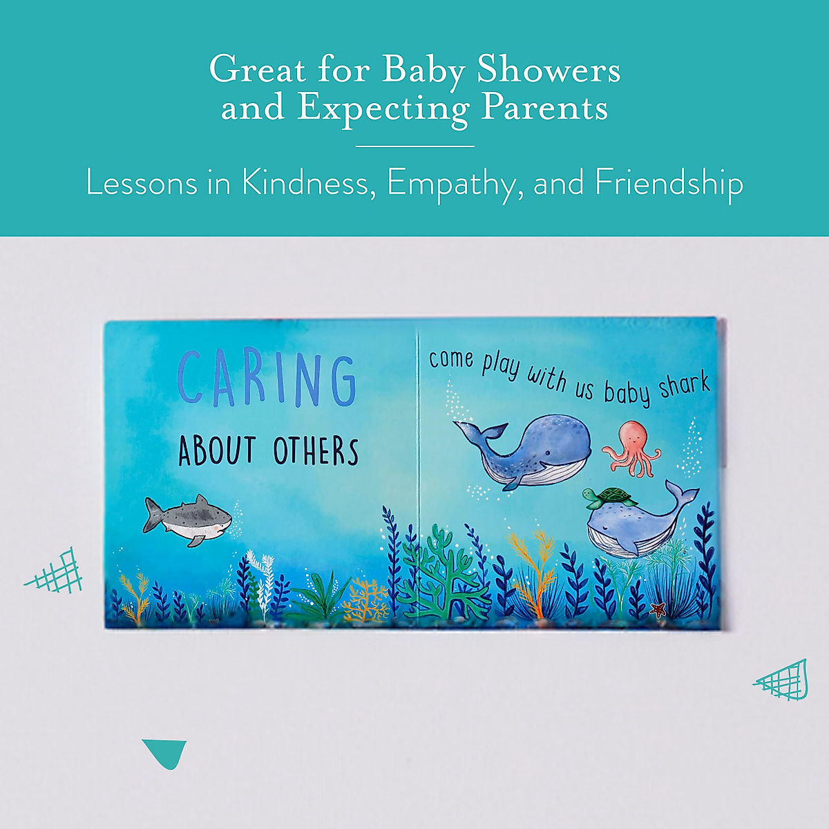 Kate & Milo The Kind Whales Board Book, Baby’s First Book About Kindness, Developmental and Learning Board Book for Babies and Toddlers Books, Gift for New and Expecting Parents, Ocean Animals
