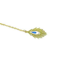 yueton Peacock Metal Bookmarks 24K Gold Plated Brass Page Marker with Metal Pendant
