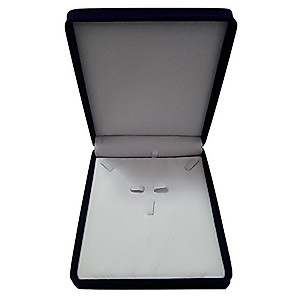 JM Future Gift Box for Jewelry, Necklace, Earring and Bracelet, X-Large, Navy