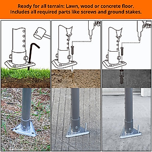 Agrestem Carport Car Port Canopy 13x20 Ft Heavy Duty, Portable Garage Shelter with Removable Sidewalls, Metal Frame, All Weather Carport Garage Party Tent for Automobiles Truck Boat, 180G Coating Pe