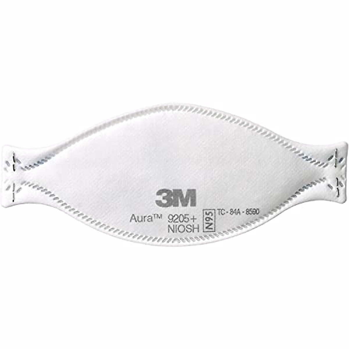 3M Aura Particulate Respirator 9205+ N95, Lightweight, 3 Panel Designed Helps Provide Comfortable and Convenient Respiratory Protection, 3-Pack