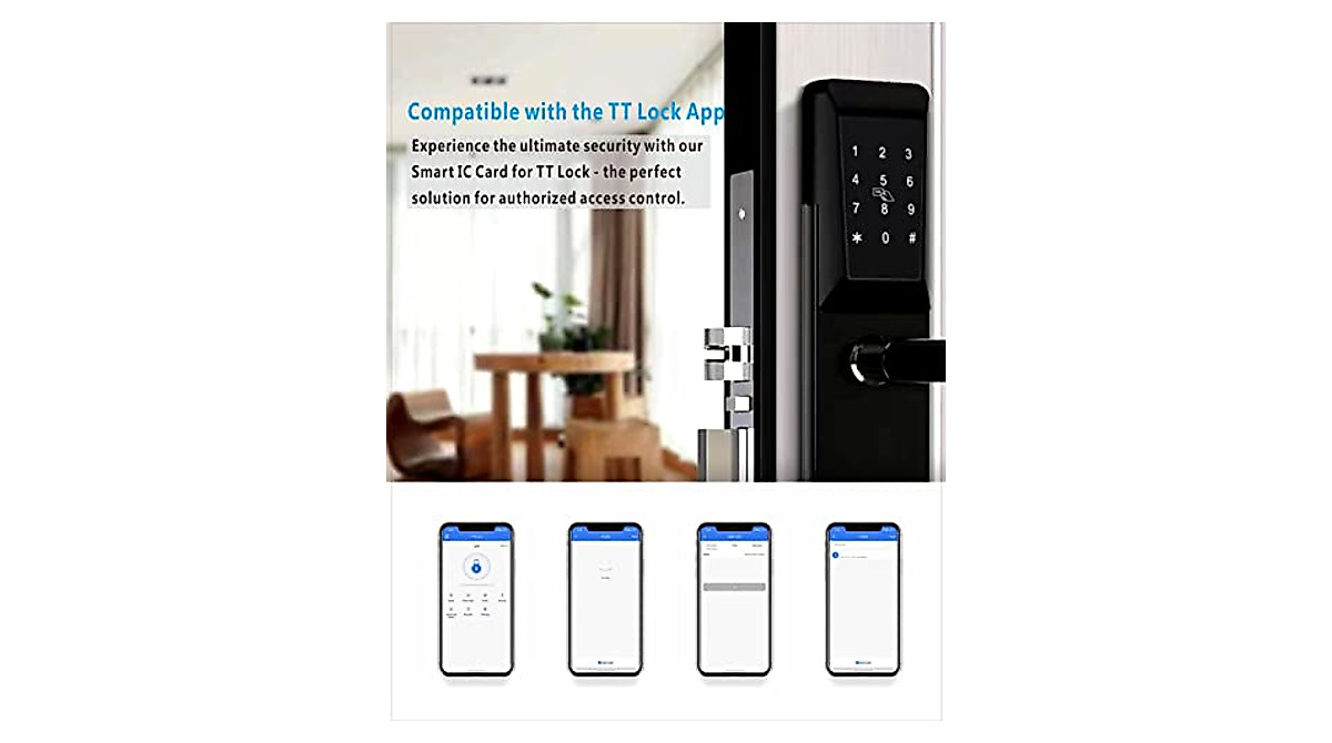 IC Card Fob Lock Door, 13.56 Mhz Smart TTLock Key, RFID Cards, Tarjeta ...