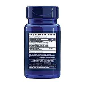 Life Extension Enhanced Sleep without Melatonin - Melatonin Free Sleep Support Supplement with Ashwagandha, Amla Extracts & Casein Milk Peptides – Gluten-Free, Non-GMO, Vegetarian – 30 Capsules