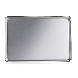New Star Foodservice 36749 Commercial-Grade 16-Gauge Aluminum Sheet Pan/Bun Pan, 18" L x 26" W x 1" H (Full Size) | Measure Oven (Recommended)